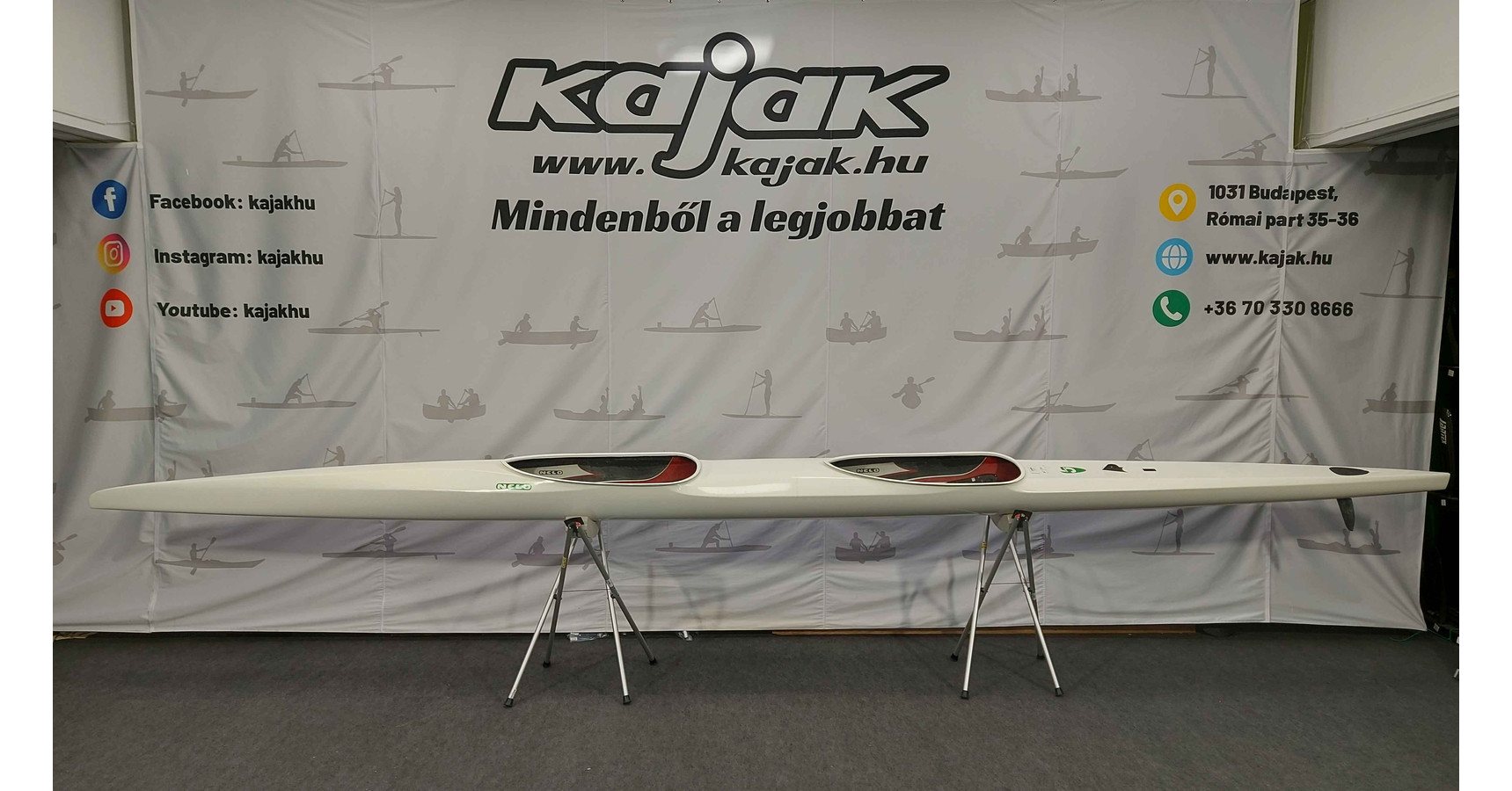 Nelo K2 Cinco M SCS Used Racing Kayak - Nelo - Paddlershub.com