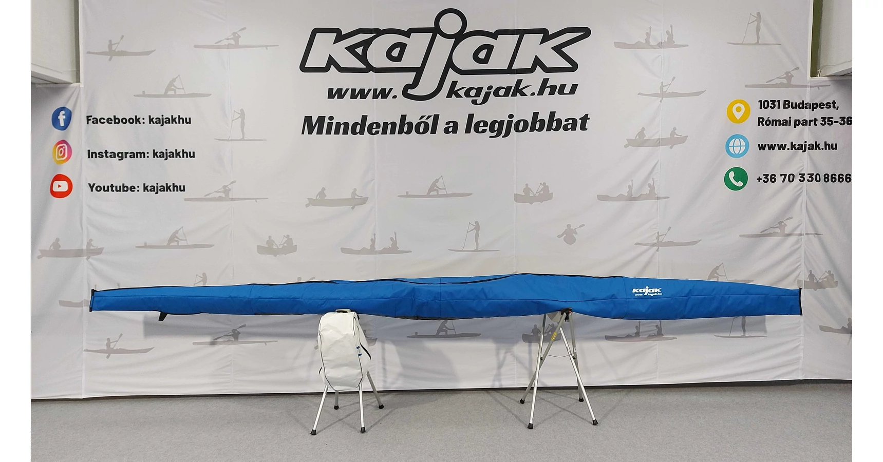Kajak.hu Nelo Viper 51 Kayak Boat Cover - Vidra - Paddlershub.com
