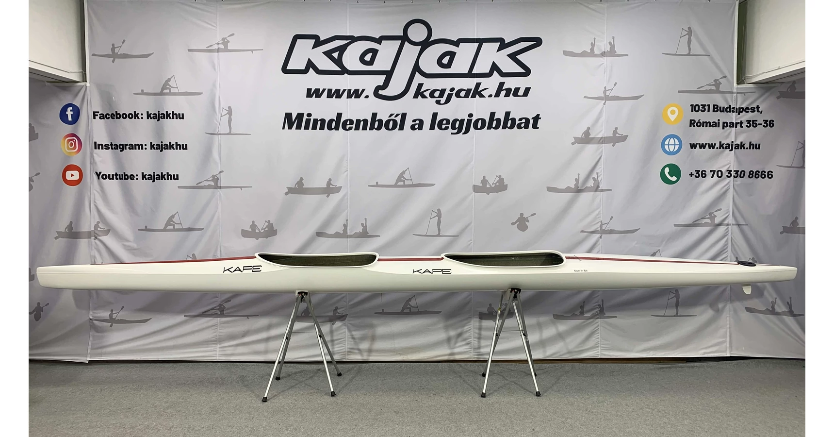 Kape K2 Spirit 51 Standard + Fitness Kayak - Kape - Paddlershub.com
