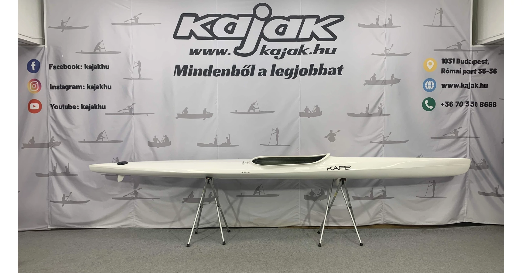 Kape Spirit 51 Standard + fitness kajak - Kape - Paddlershub.com