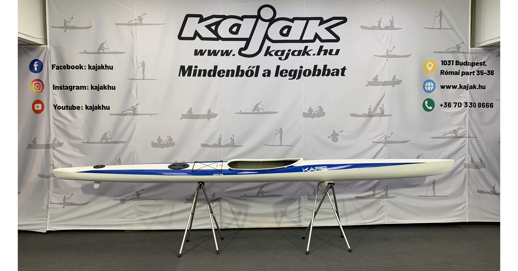Kape Spirit 55 Standard + fitness kajak - Kape - Paddlershub.com