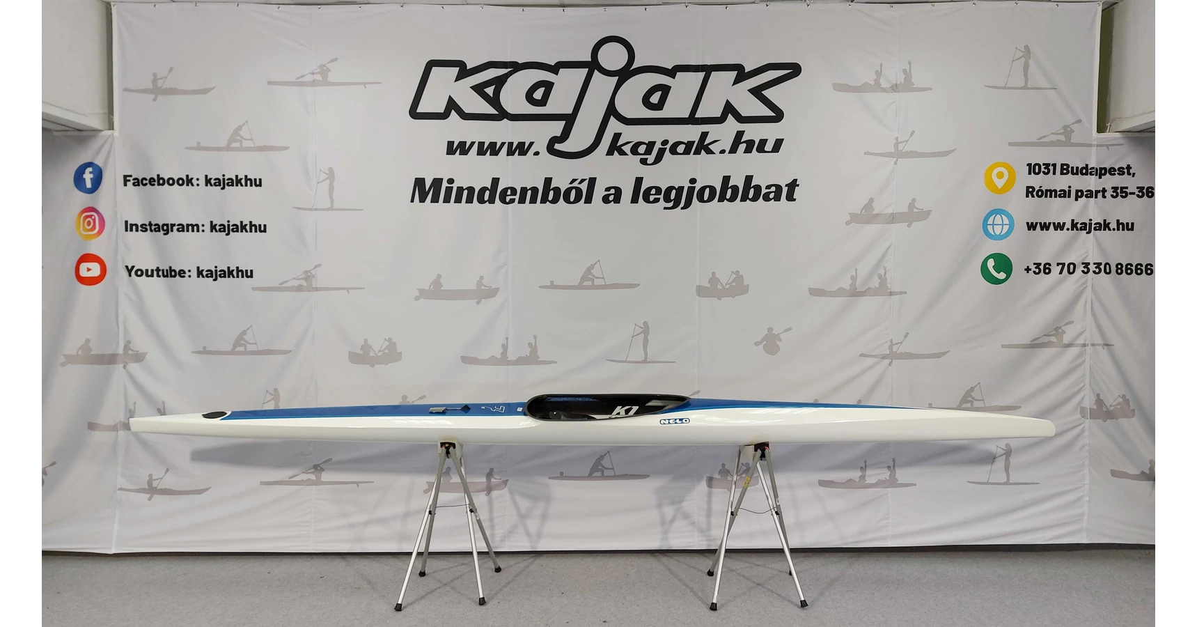 Nelo K1 7 S F Racing Kayak - Nelo - Paddlershub.com