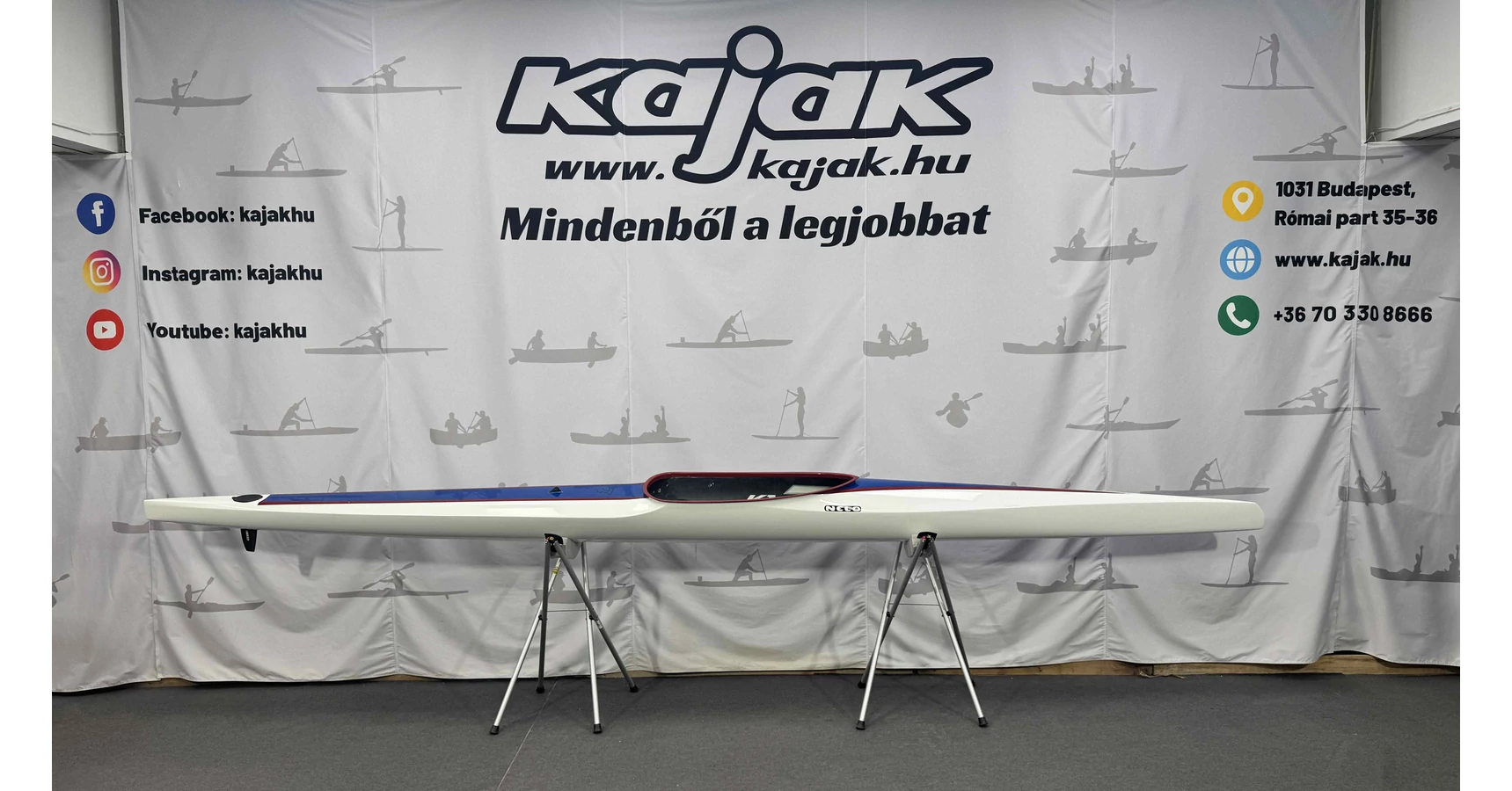 Nelo K1 7 L SCS használt versenykajak - Használt kajakok - Kajak.hu