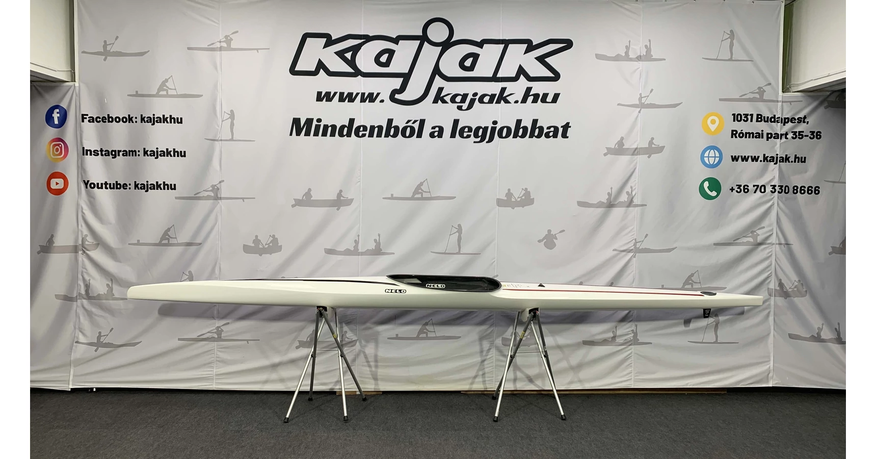 Nelo K1 7 S SCS Used Racing Kayak - Nelo - Paddlershub.com
