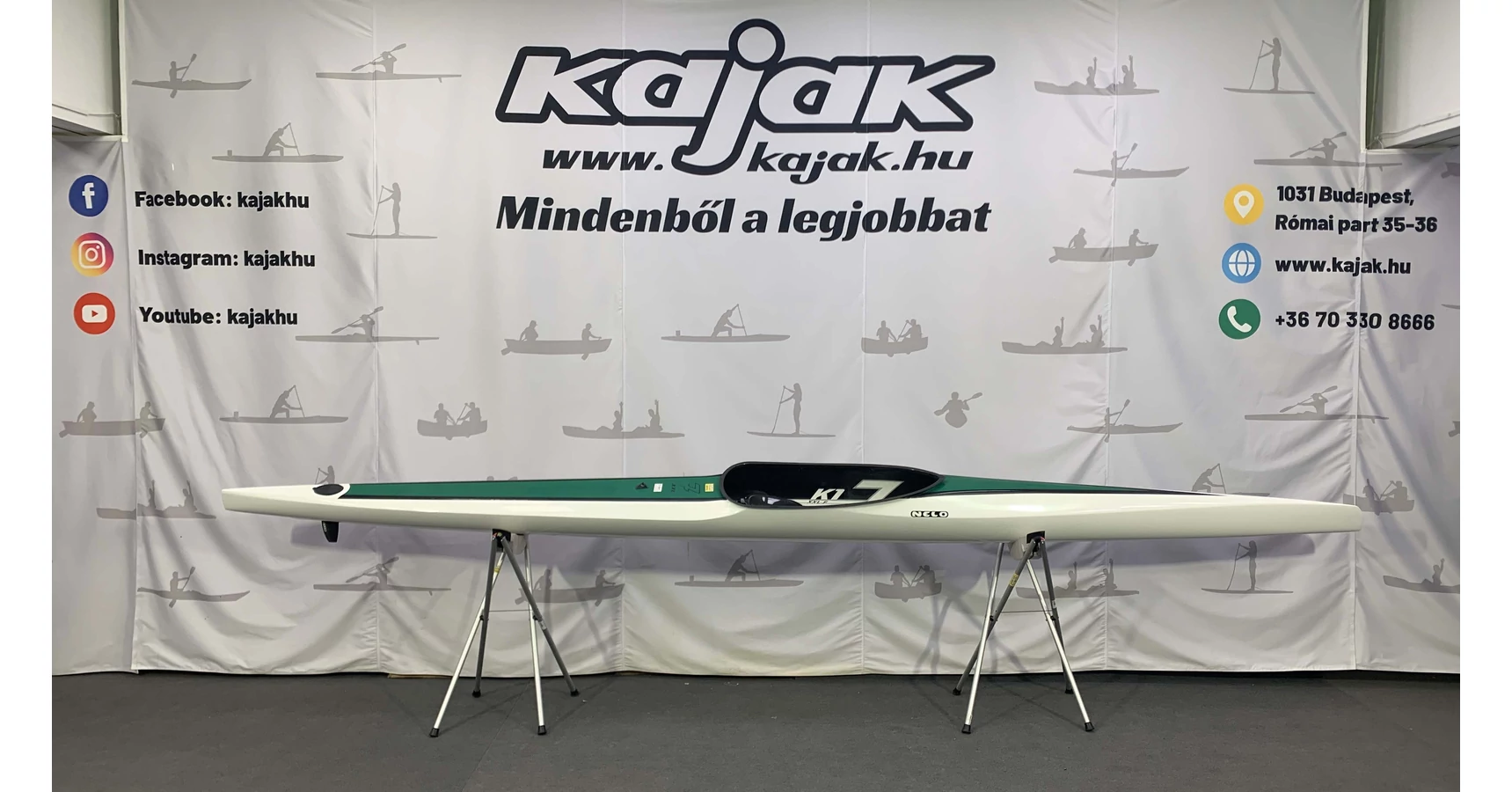Nelo K1 7 XXL F Used Racing Kayak - Nelo - Paddlershub.com