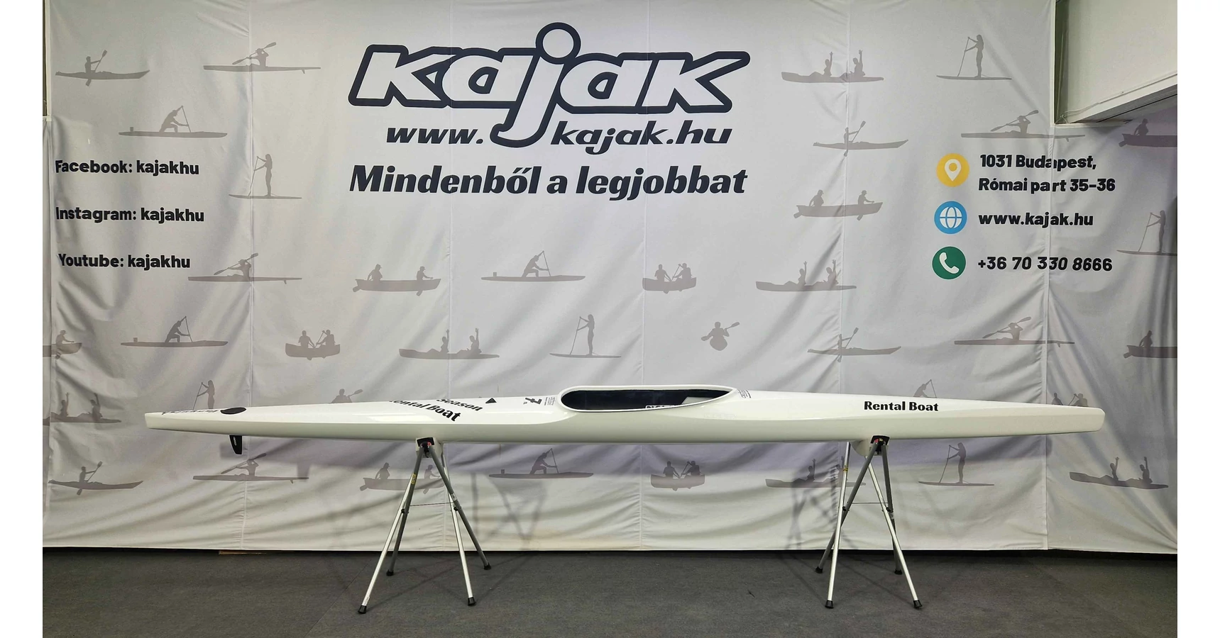 Nelo K1 Vanquish ML 7 SCS Rental Boat - Nelo - Paddlershub.com