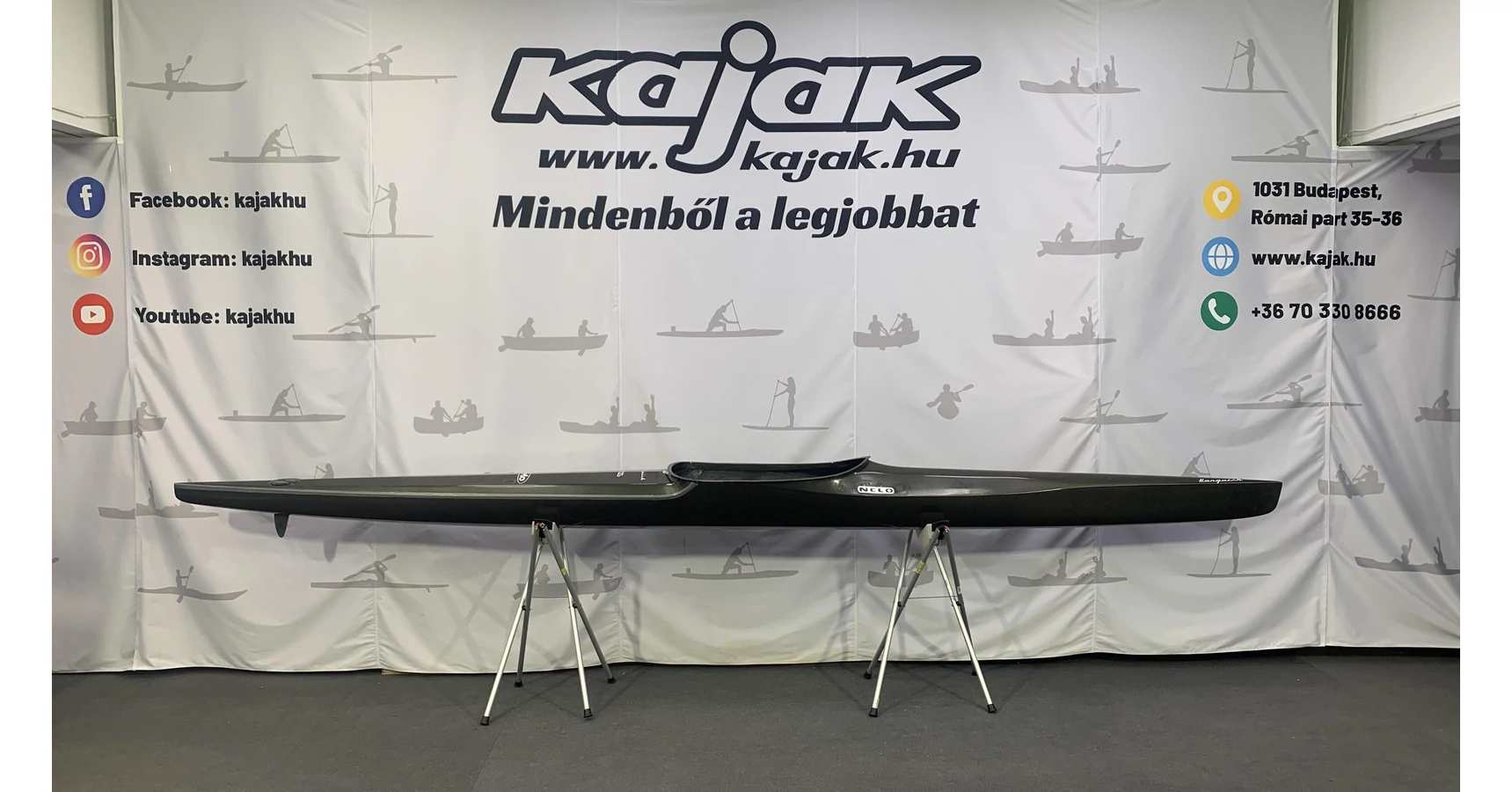 Nelo K1 Vanquish XXL SCS Used Racing Kayak - Nelo - Paddlershub.com