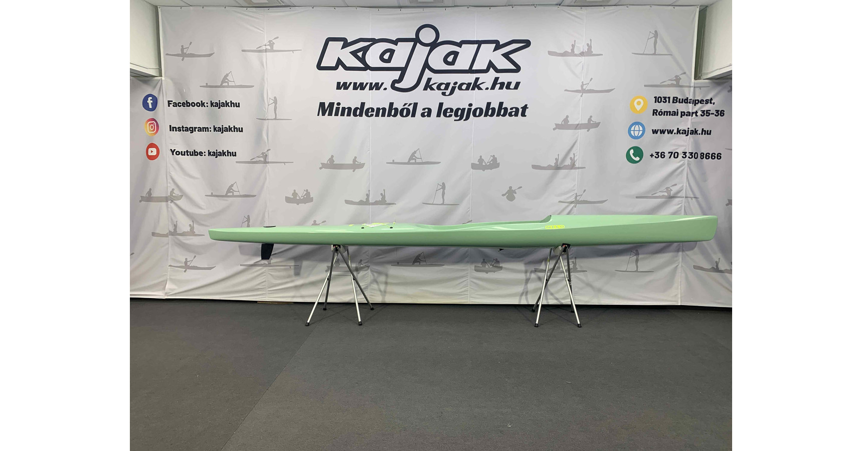 Nelo Ocean Ski 550 XXL SCS egyszer kirpóbált surfski - Surfskik - Kajak.hu