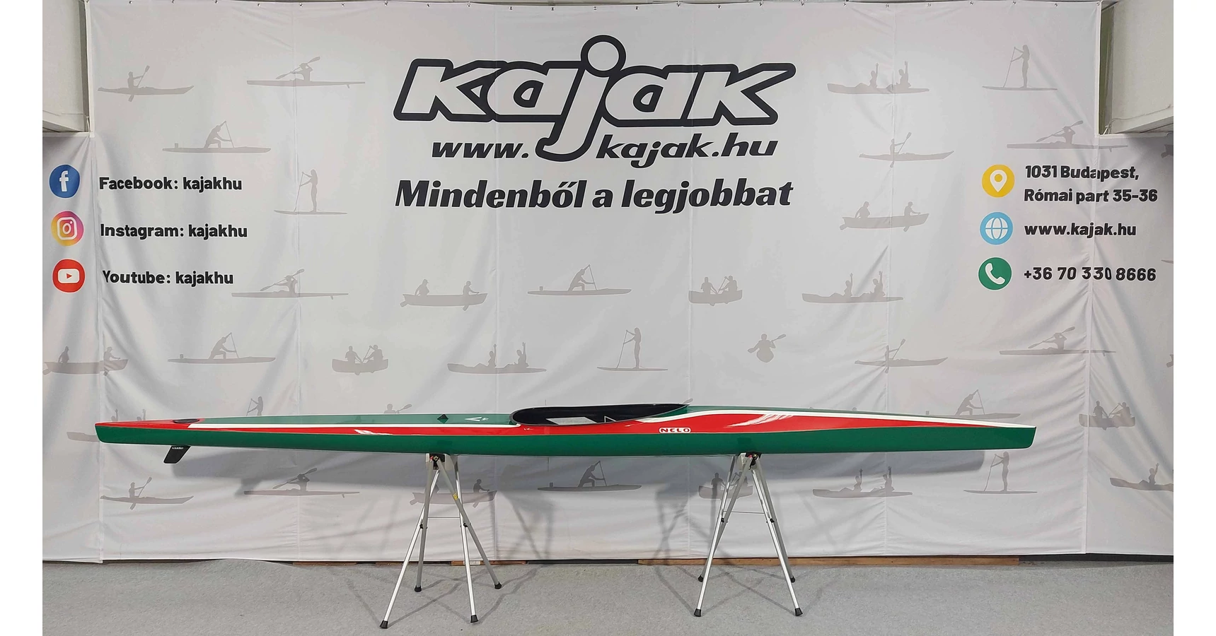 Nelo K1 Viper 44 A1 Fitness Kayak - Nelo - Paddlershub.com