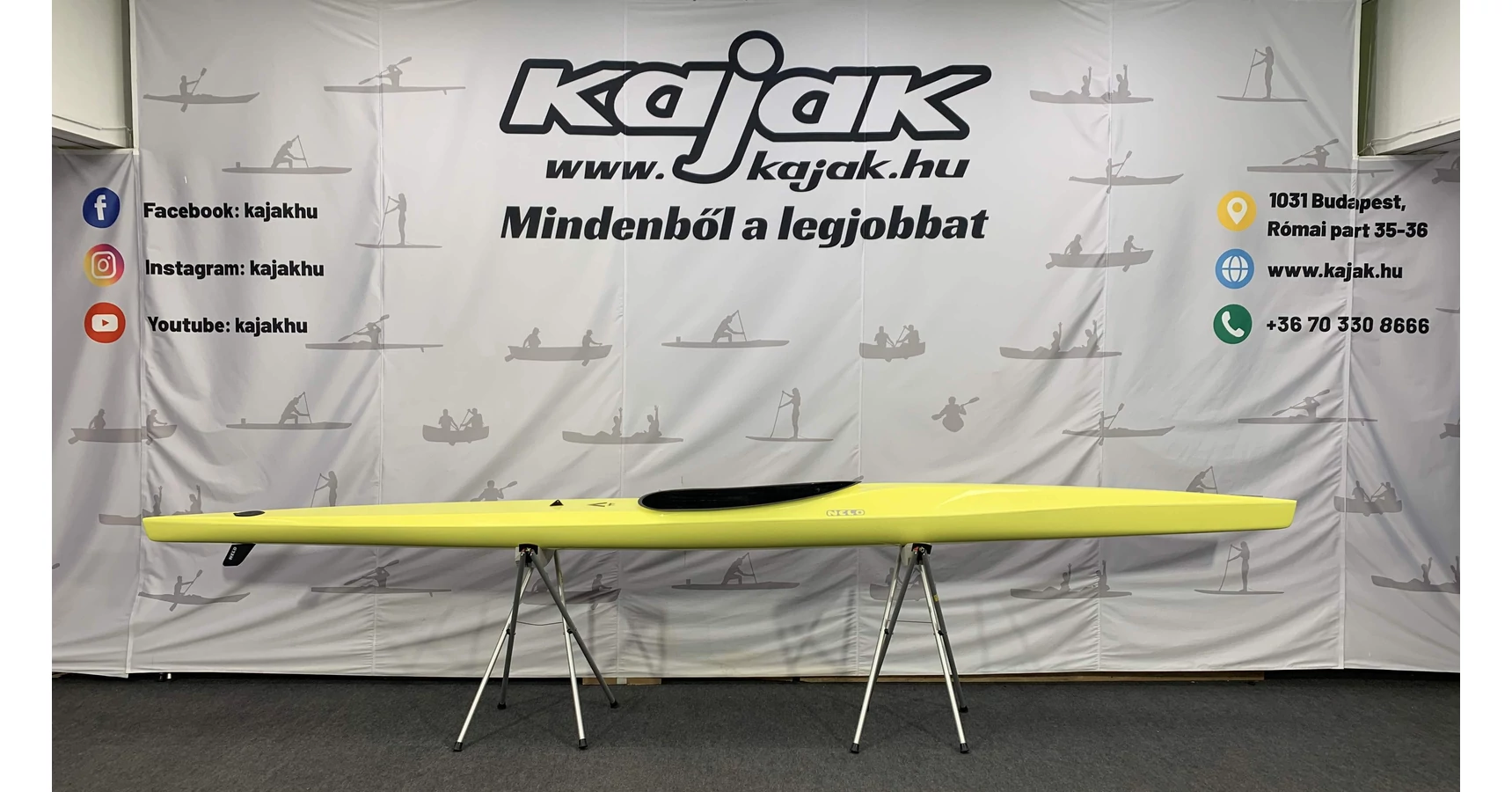 Nelo K1 Viper 44 A1 Fitness Kayak - Nelo - Paddlershub.com