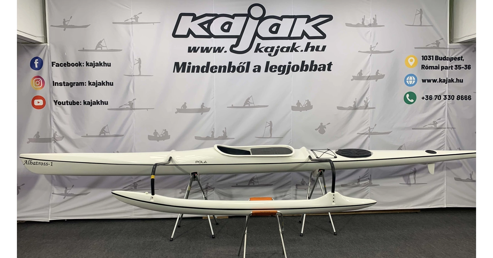 Pola OC-1 Albatross Outrigger - Pola - Paddlershub.com